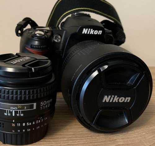 Фотоаппарат nikon d90 с двумя обьективами