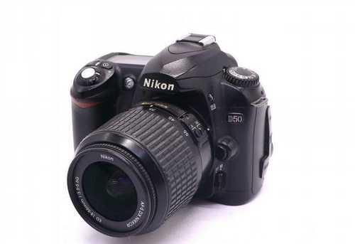 Nikon D50 kit (пробег 48955 кадров)