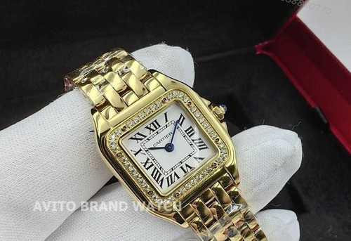 Cartier 22 mm с камнями премиум panthere часы новы