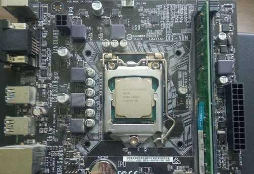 Платформа asus h110m-k + Intel Celeron G3930