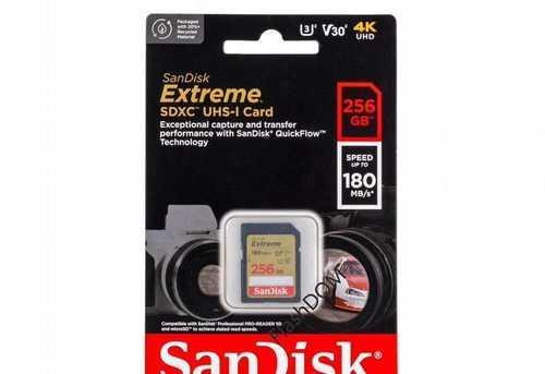Карта памяти SanDisk Extreme SD UHS-I 256GB / 180