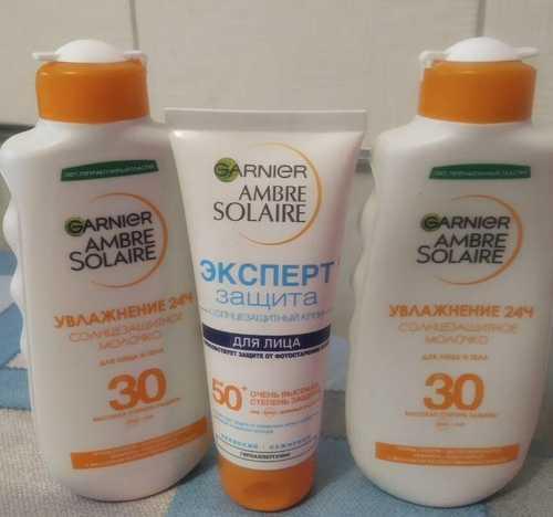 Солнцезащитные средства Garnier