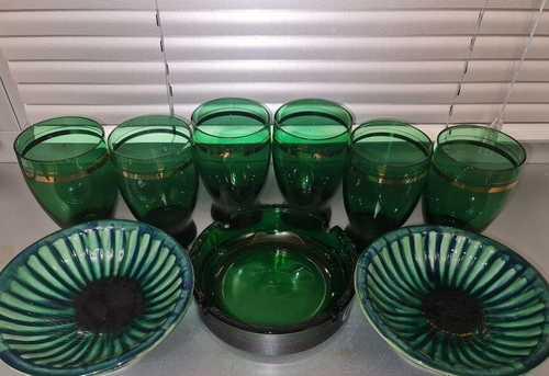 Посуда любителям зелёного цвета