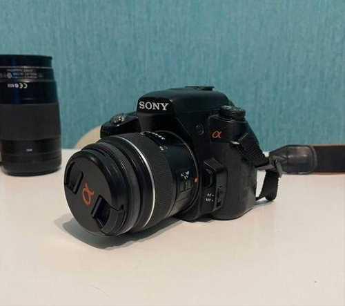 Зеркальный фотоаппарат Sony dslr-A580 +2 объектива