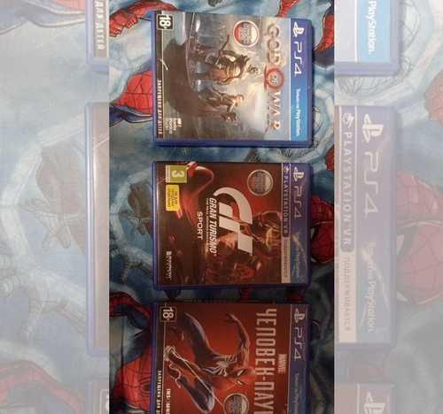 Игры для ps4, spider-man, god of war, gran turismo