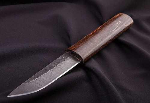 Нож "Манси", клинок Дамасская сталь, след ковки, р