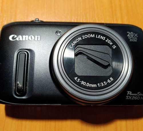 Фотоаппарат canon Canon PowerShot SX260 HS