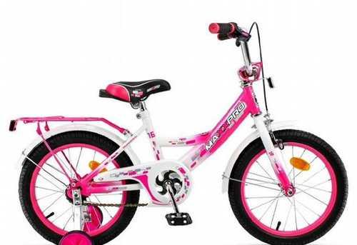 Велосипед 16д. maxxpro, бело-розовый (N16-5)