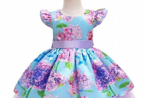 Нарядное платье для девочки 110 116 122