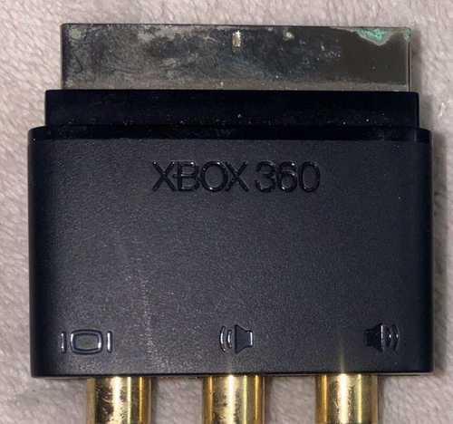 Переходник с композитного AV на Scart Xbox 360