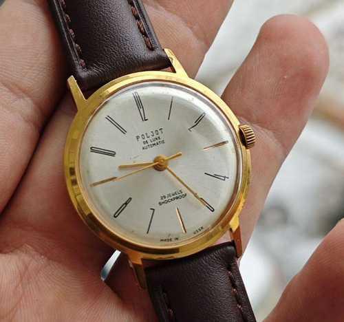 Часы Poljot de luxe automatic 29 jewels СССР