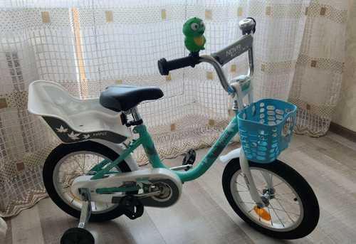 Детский велосипед Maple Nova с доп. колёсами