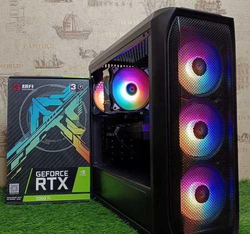 Игровой компьютер пк Ryzen 5 5600   RTX 3060 TI