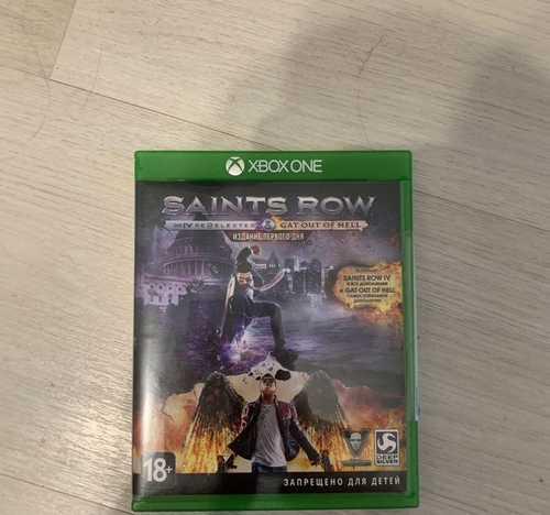 Диск Saints Row 4 Re elected  dlc на xbox one