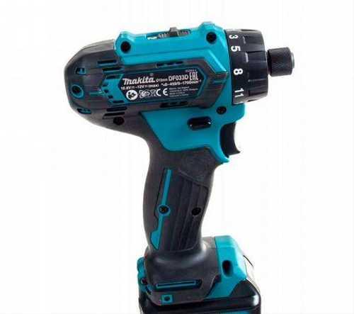 Аккумуляторная дрель-шуруповерт Makita df033dwae