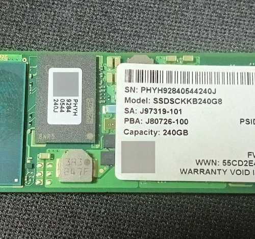 SSD Intel ssdsckkb240G8 240 гб m.2 2280 B+M и др