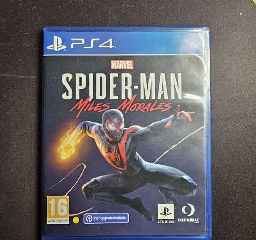 Spider man miles morales ps4 диск