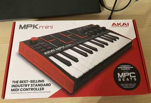 MPK mini akai professional миди клавиатура