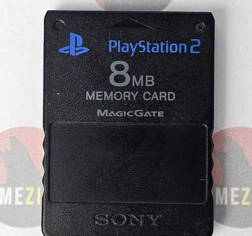 PS2 Memory card MagicGate 8mb Черная