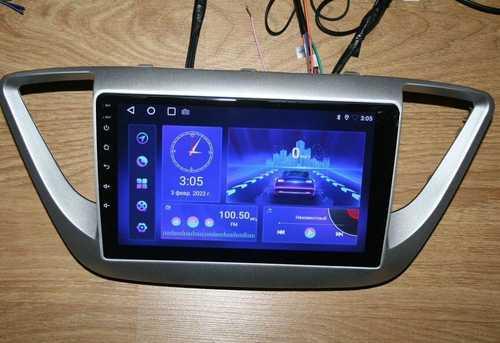 9" Новая Android Hyundai Solaris 2 Магнитола WI-FI