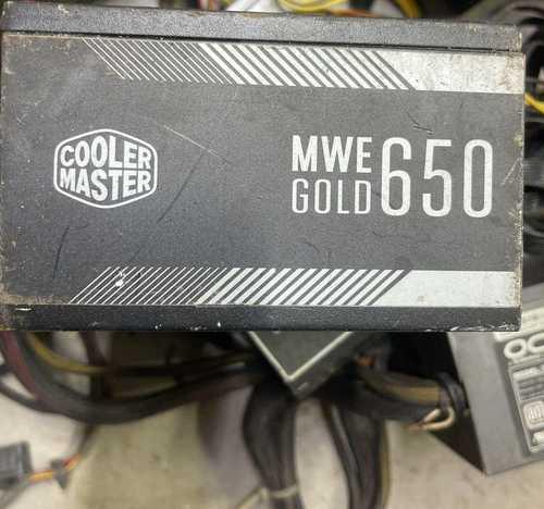 Блок питания cooler master mwe 650w