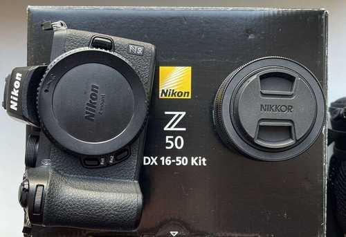 Беззеркальный фотоаппарат Nikon z50 kit 16-50mm