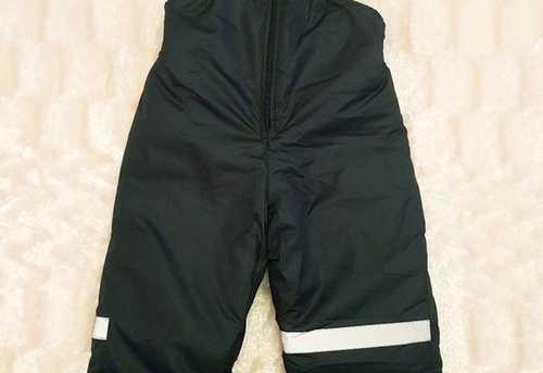 Зимние брюки тёплые штаны новые 92 -98 чёрные