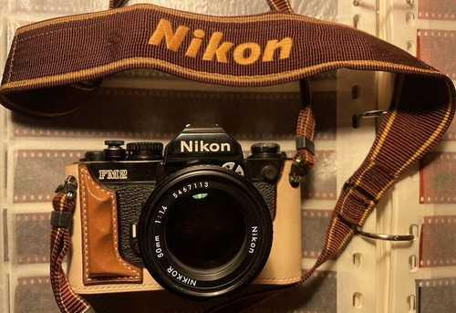 Nikon FM2n + объектив Nikkor 50mm 1.4 (Ai-s)