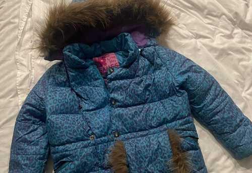 Куртка зимняя на девочку 5-7 лет