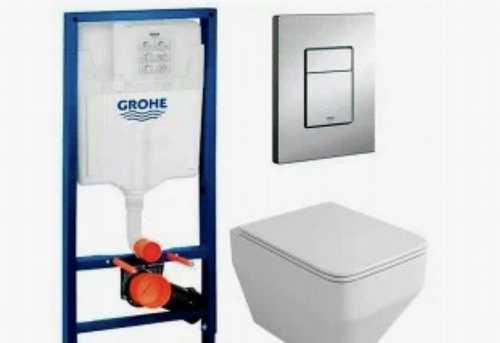 Инсталляция Grohe Rapid + унитаз OWL безободковый