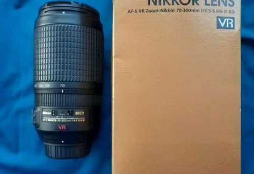 Объектив Nikon 70-300mm f/4.5-5.6G ED-IF AF-S VR