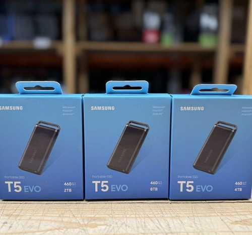 Внешние SSD Samsung T5 Evo 2T/4T/8T