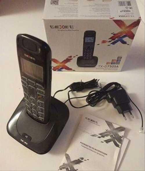 TeXet Громкий беспроводной телефон для пожилых