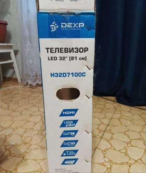 Телевизор dexp led h32d7100c