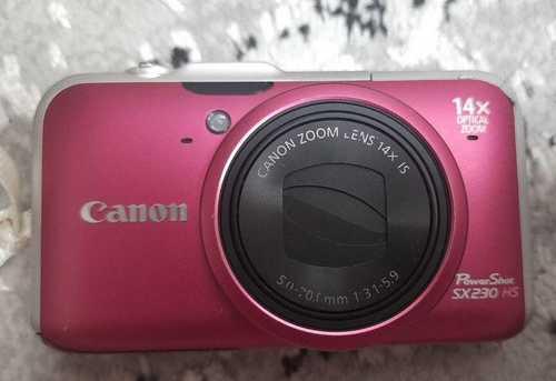 Компактный фотоаппарат canon sx230