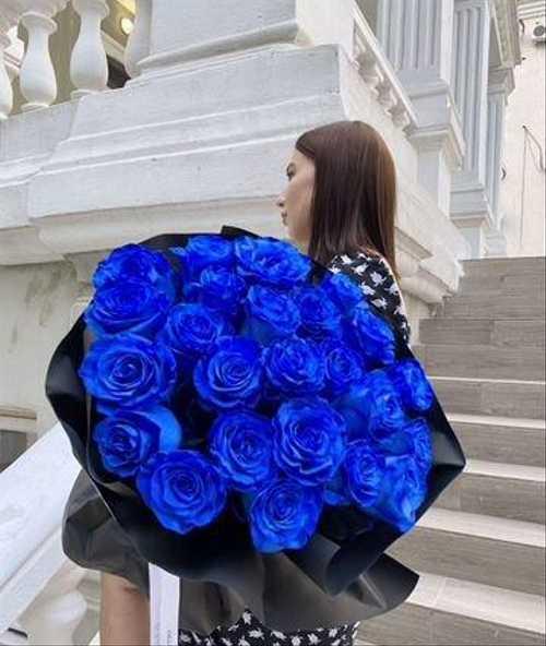 Крупные синие розы, много роз, черные, эквадор