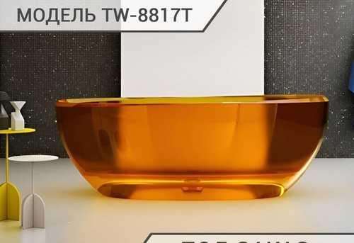 Премиальная прозрачная акриловая ванна T&W-8817T