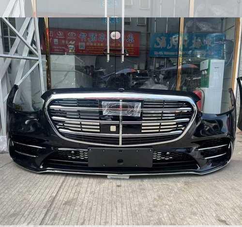 Бампер передний в сборе на Mercedes s w223