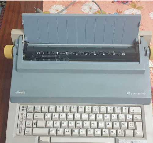 Пишущая машинка olivetti et personal 55