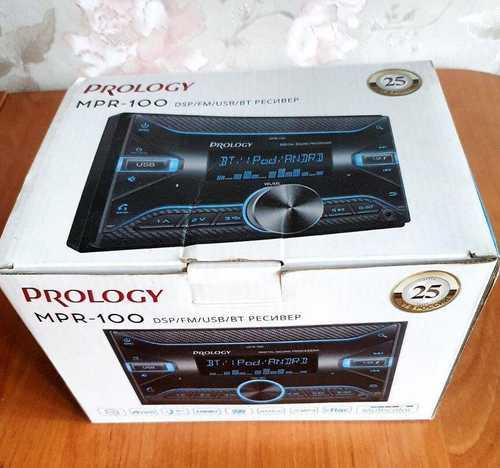 Автомагнитола 2din prology mpr 100