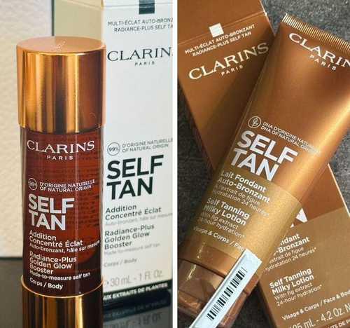 Clarins автозагар для лица и тела