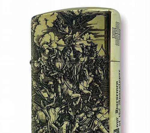 Зажигалка бензиновая zippo 4 Всадника