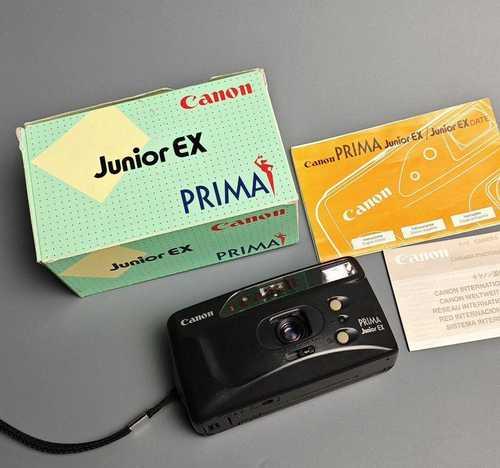 Пленочный фотоаппарат canon prima junior ex