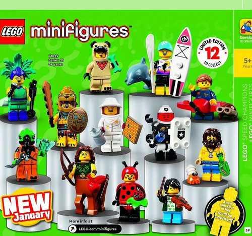 Lego Minifigures series 21 полная коллекция