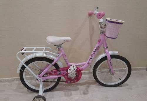 Детский велосипед stels 16 для девочки