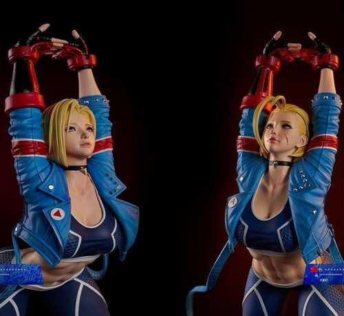 Статуя Killer Bee - Cammy и Android 18
