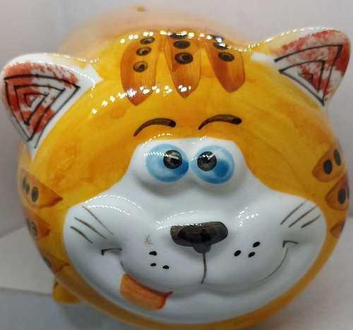 Копилка кот фарфор