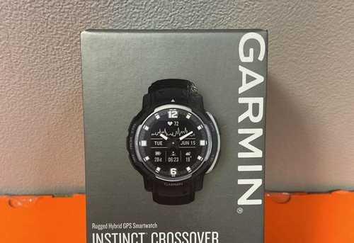 Смарт часы garmin instinct crossover черные