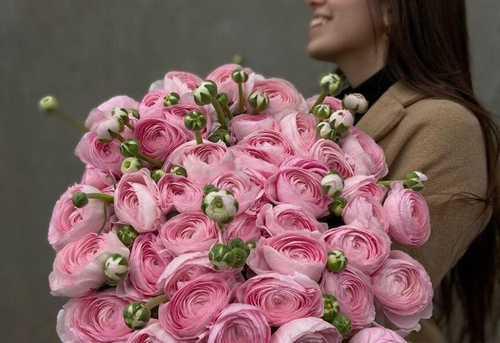 Букет цветов Ранункулюсы Букет роз Розы Цветы
