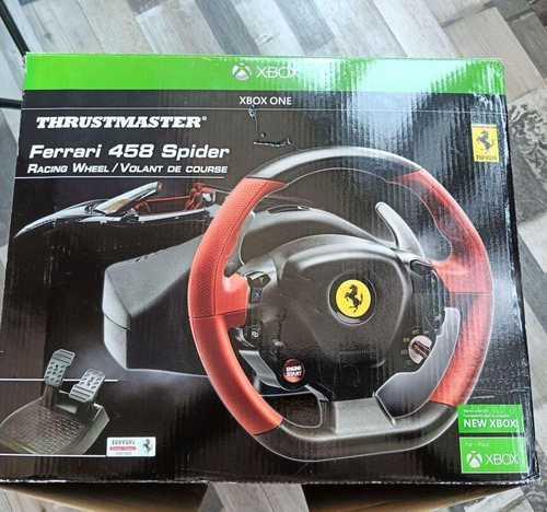 Игровой руль thrustmaster ferrari 458 spider